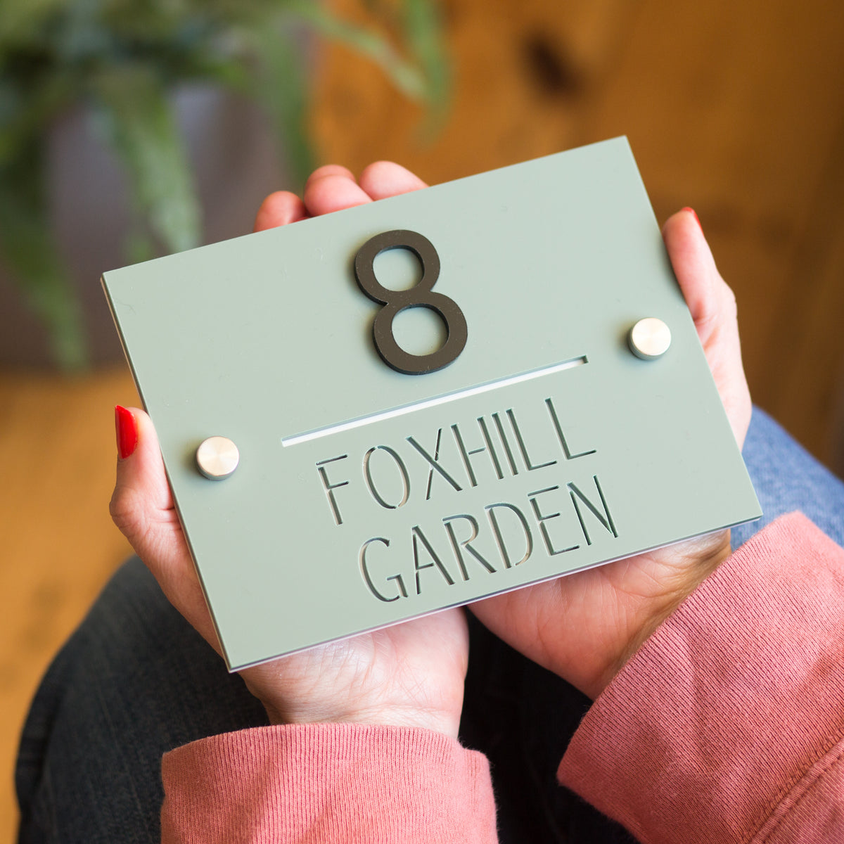 Personalised 3D Laser Cut House Name Door Sign | Gifting Knot