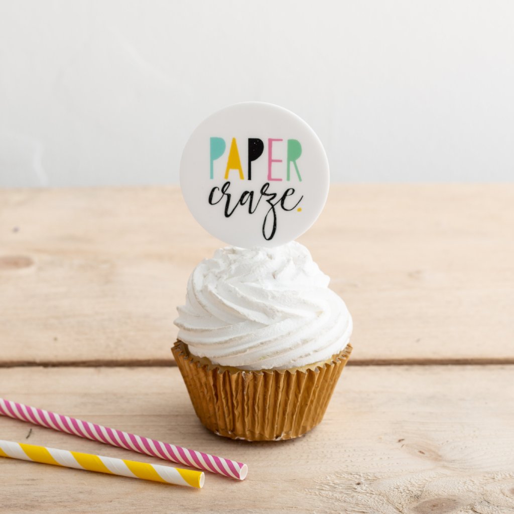 Custom Printed Branded Cupcake Toppers | Logo Cake Toppers | Event ...
