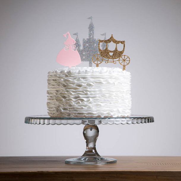Princess Castle Cake Topper Decoration Set | Princess Party Cake Decor ...